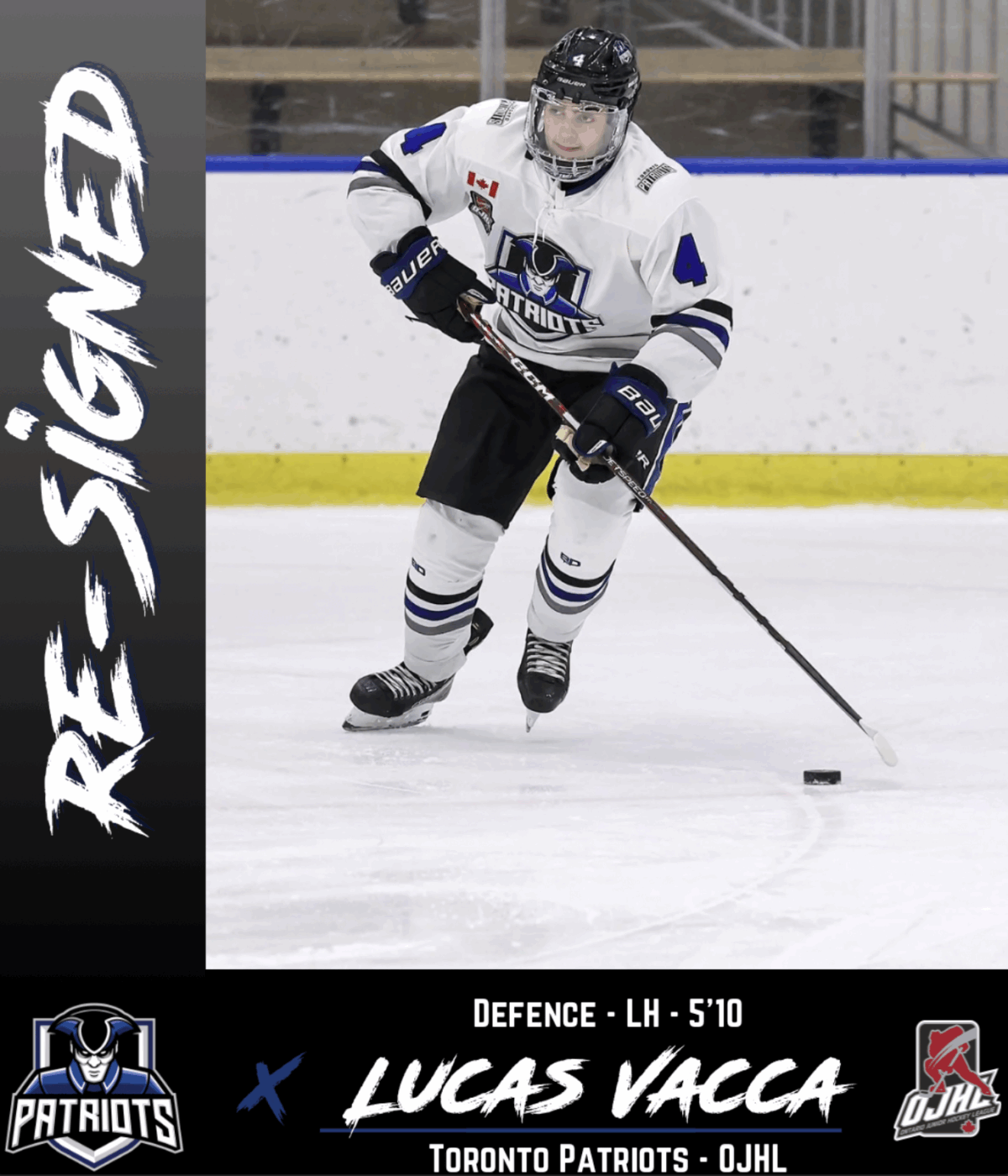 The Toronto Patriots are excited to announce the return of veteran ...